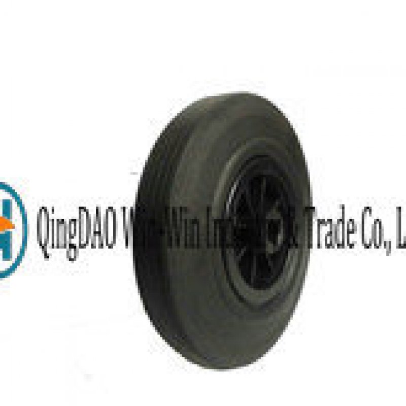 9 Inch Solid Rubber Wheel with Plastic Rim